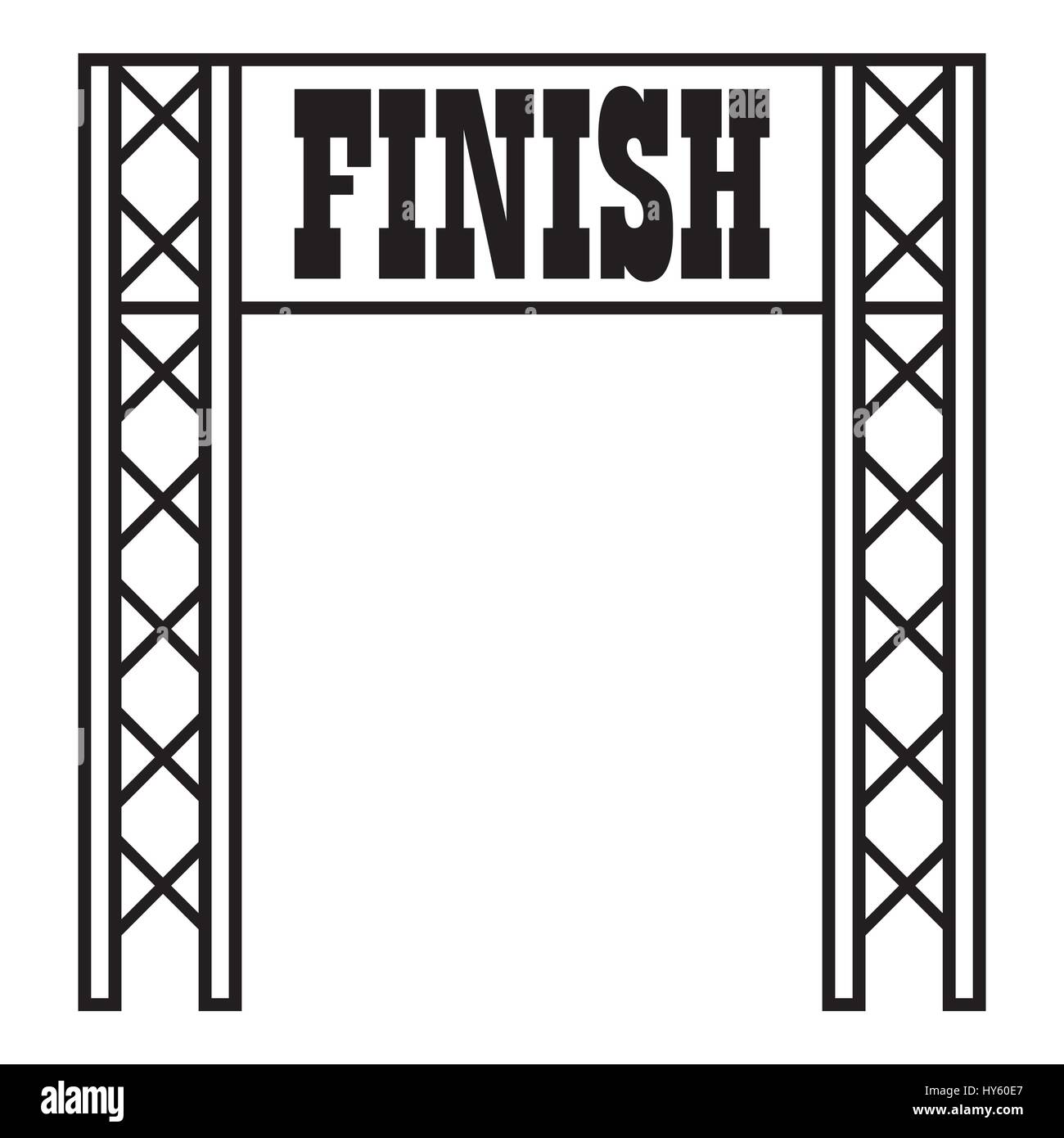 Race gates Stock Vector Images - Alamy