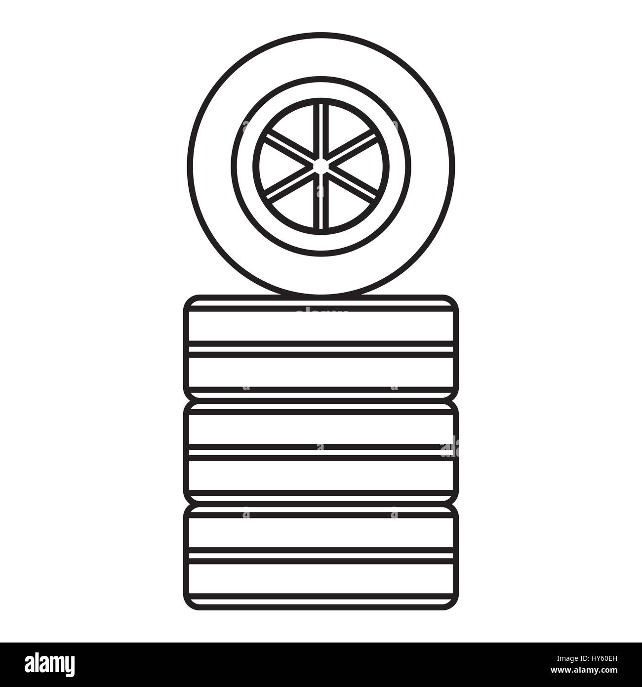 Racing wheel icon, outline style Stock Vector Image & Art - Alamy