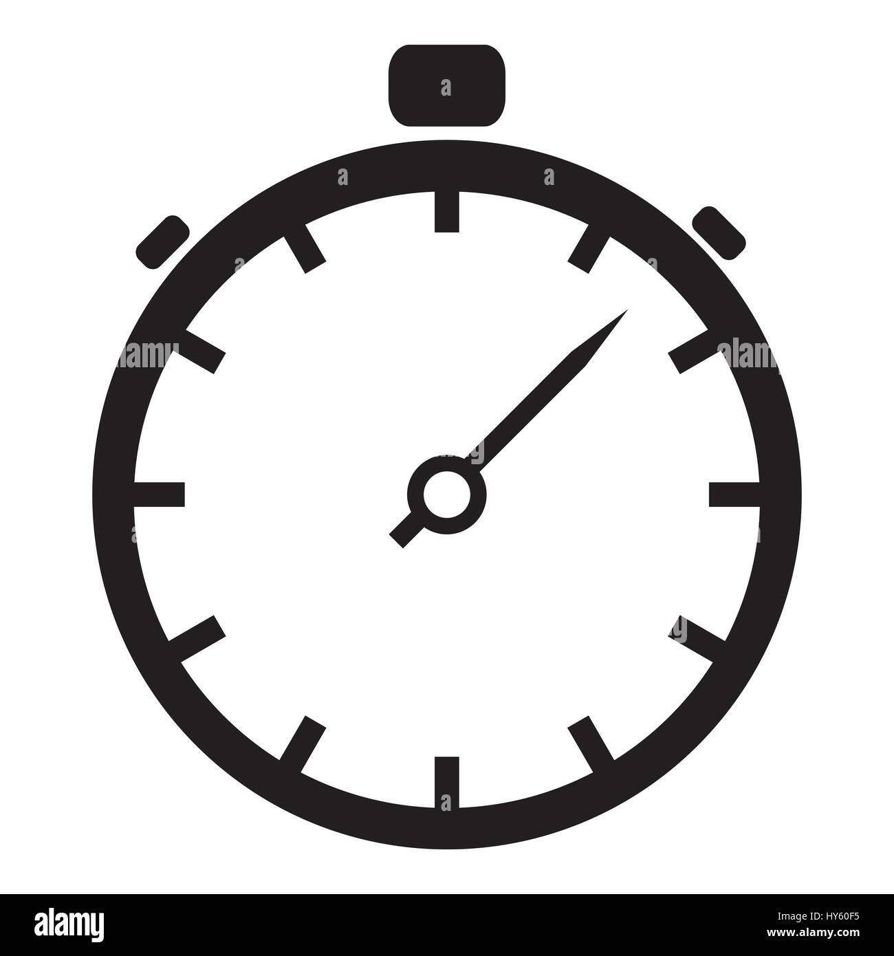 Stopwatch icon, simple style Stock Vector Image & Art - Alamy