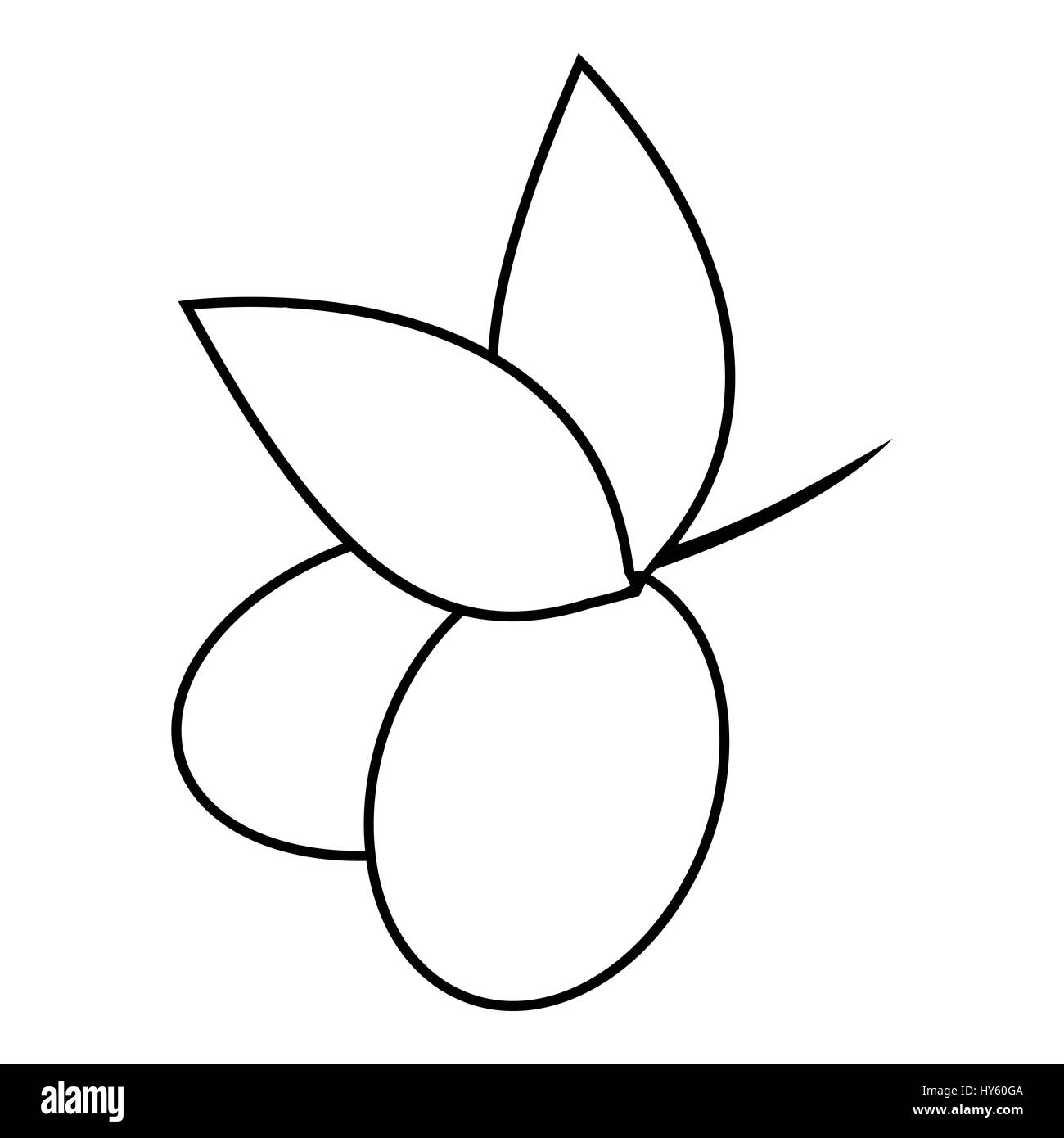 Olives icon, outline style Stock Vector Image & Art - Alamy