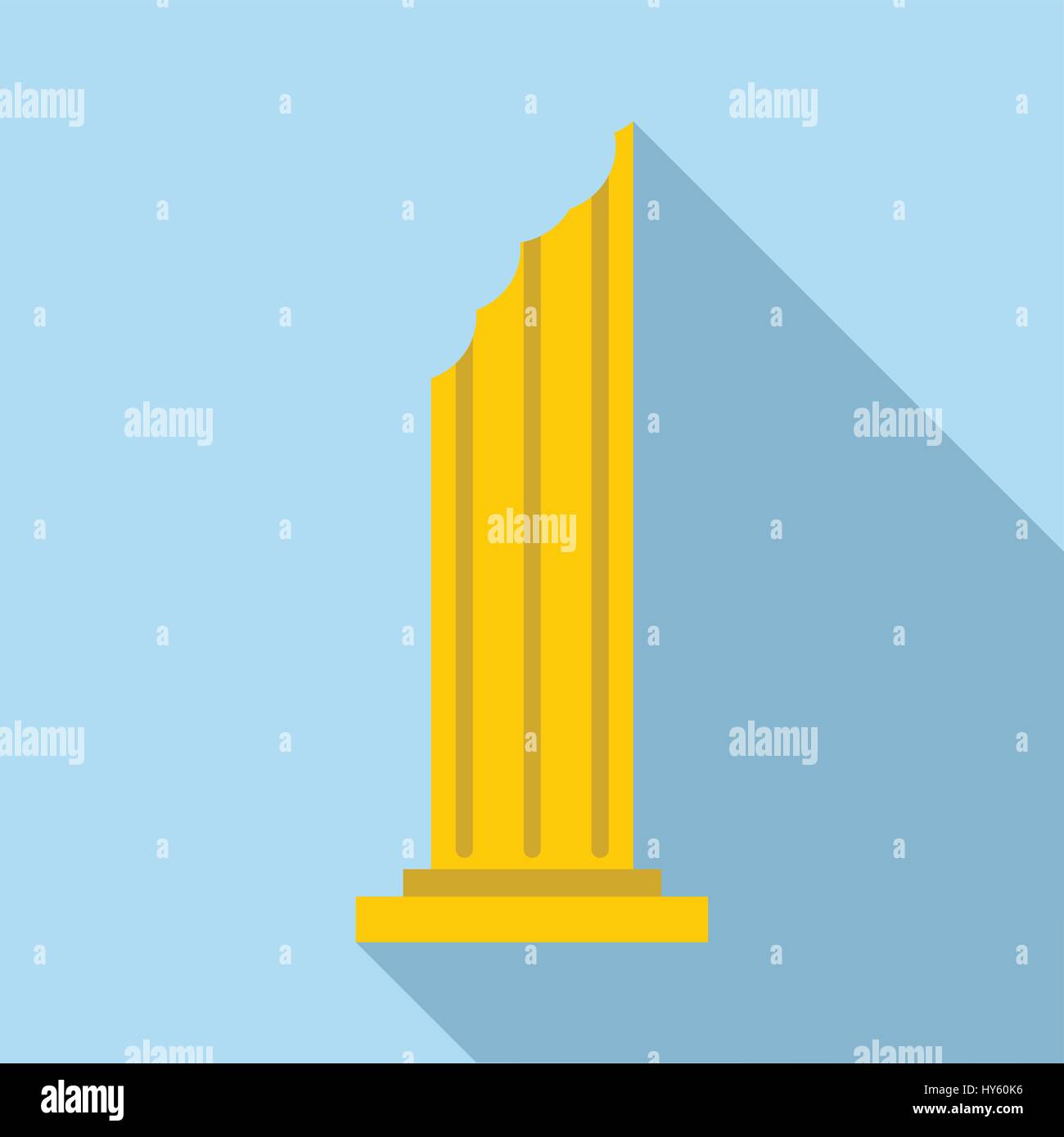 Yellow marble column Stock Vector Images - Alamy