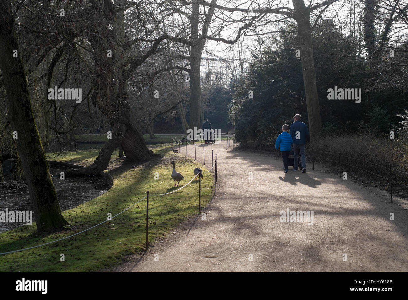 Frederiksberg park spring hi-res stock photography and images - Alamy
