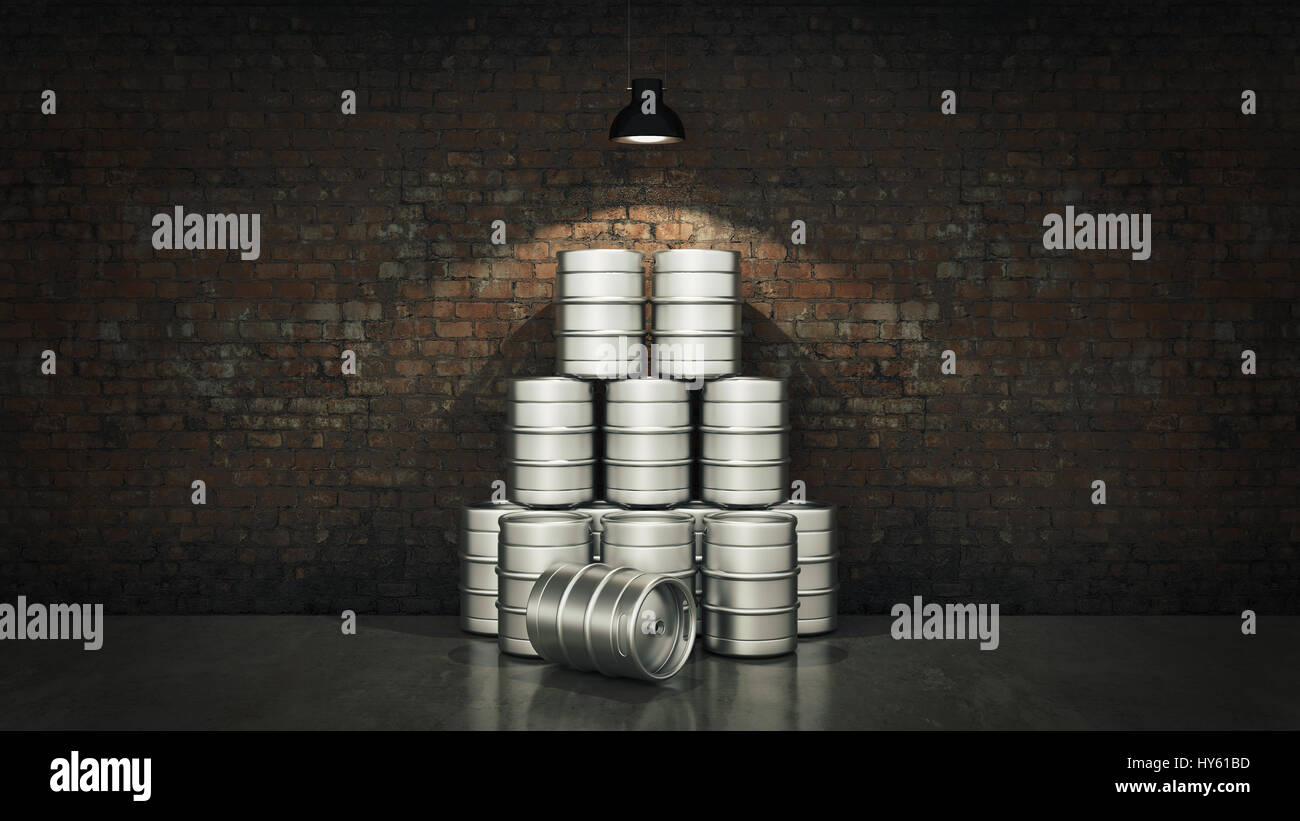 Metal Beer Keg Stock Photo - Alamy