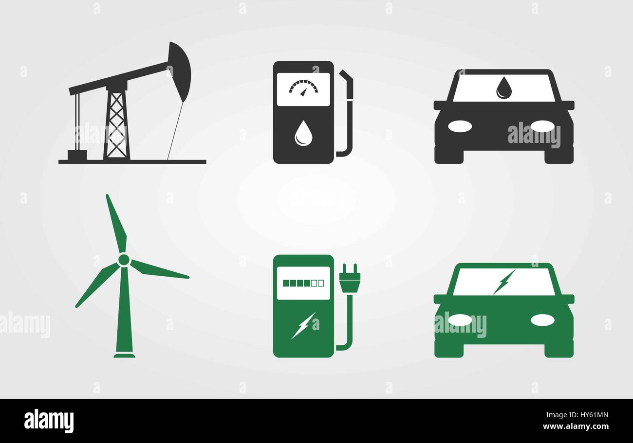 Fueling with electricity Stock Vector Images - Alamy