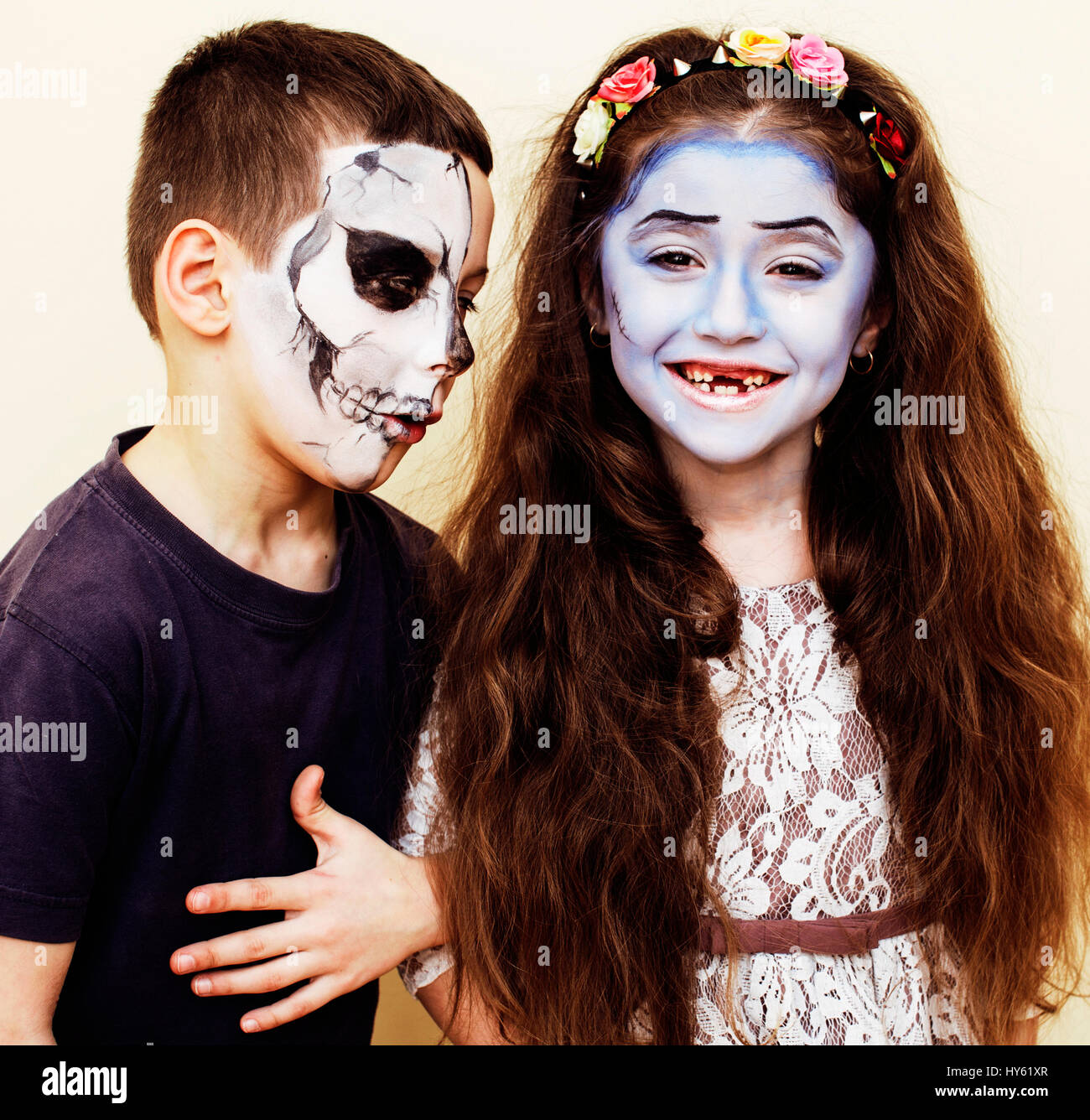Pretty Zombie Face Painting