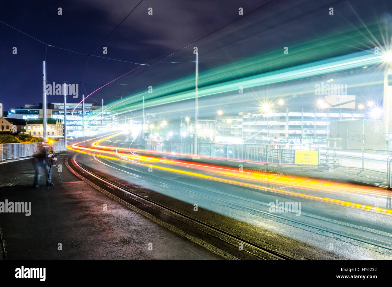 Nottingham tram hi-res stock photography and images - Alamy