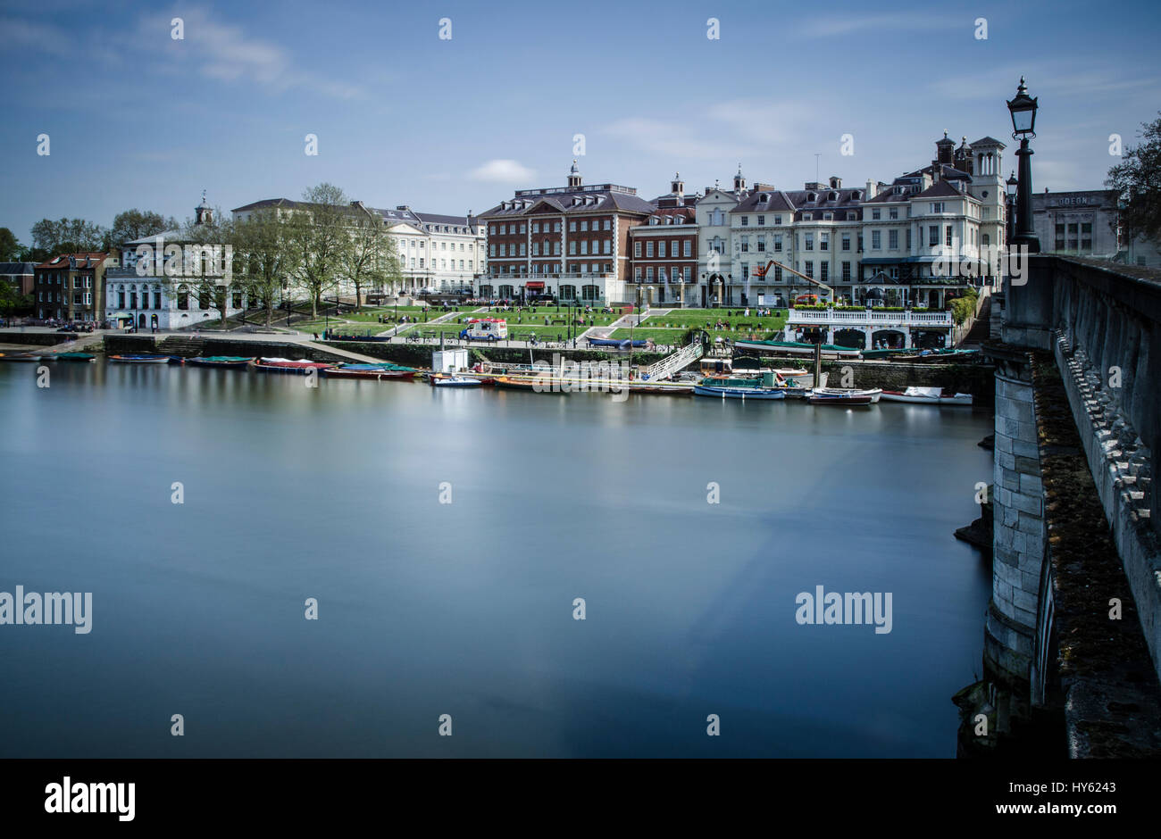 Richmond bridge river thames south west london england uk hi-res stock ...