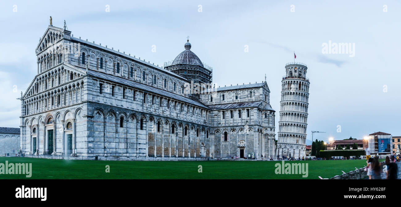 Pisa Cathedral & Campanile (Leaning Tower Stock Photo - Alamy