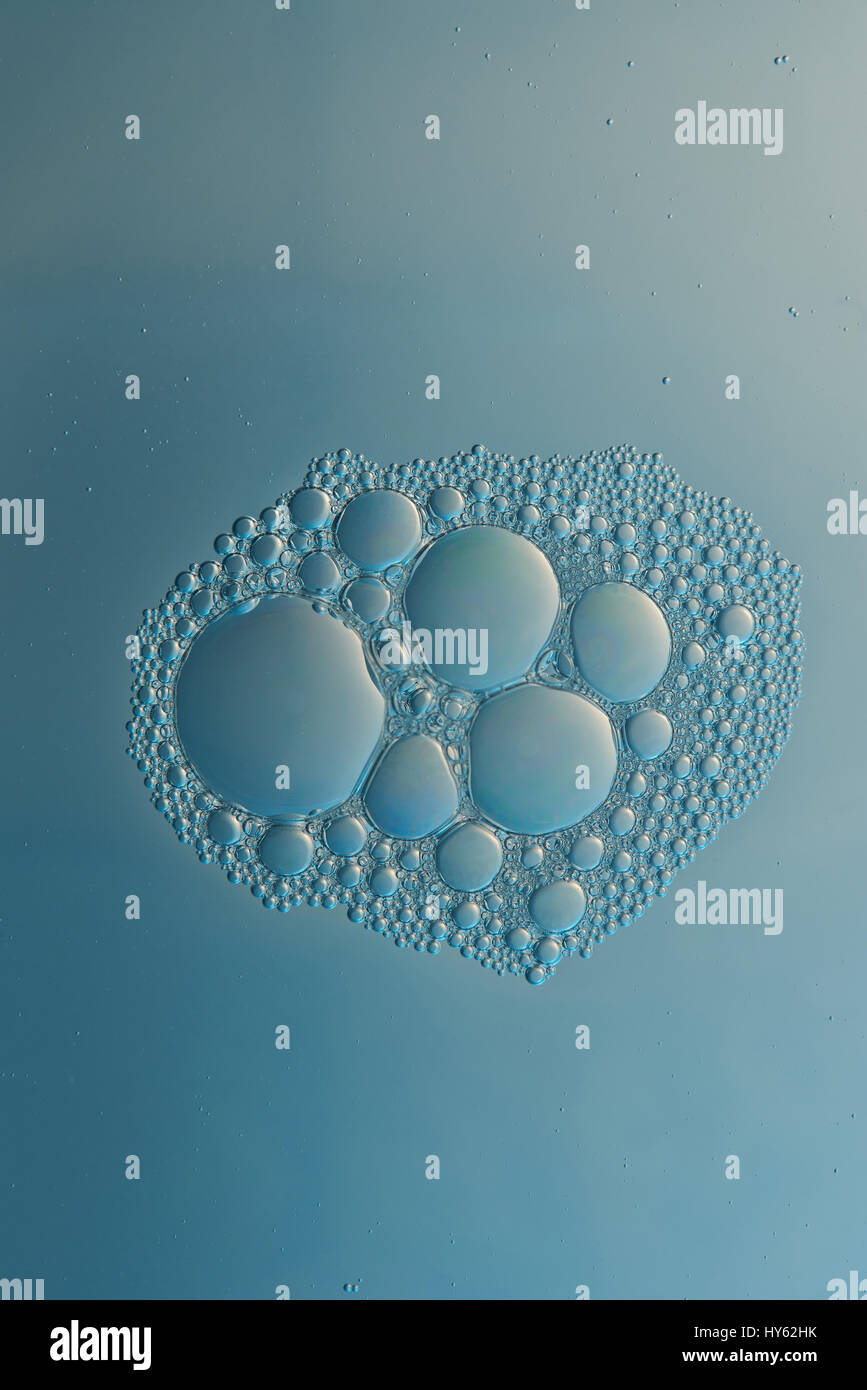 Abstract group of cells in microscope view. MIcro organism world Stock ...