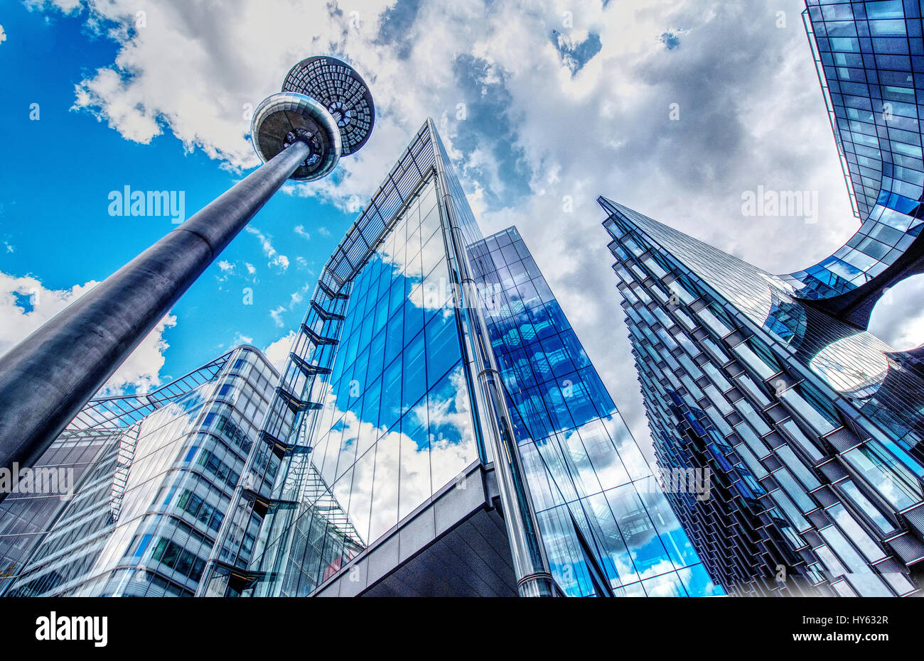 Contemporary modern architecture London Stock Photo - Alamy