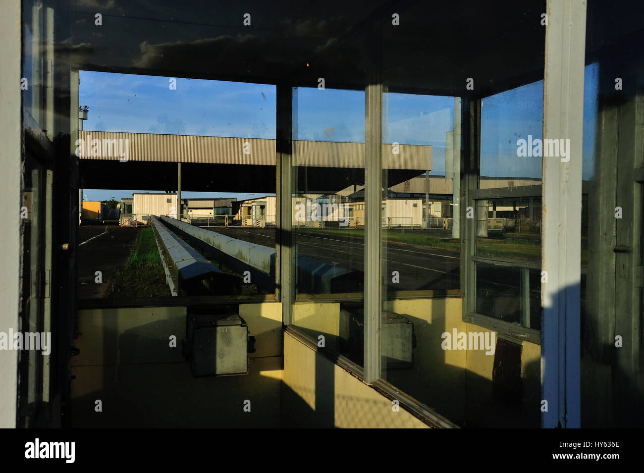 border, border checkpoint Helmstedt-Marienborn, crossing, ddr ...