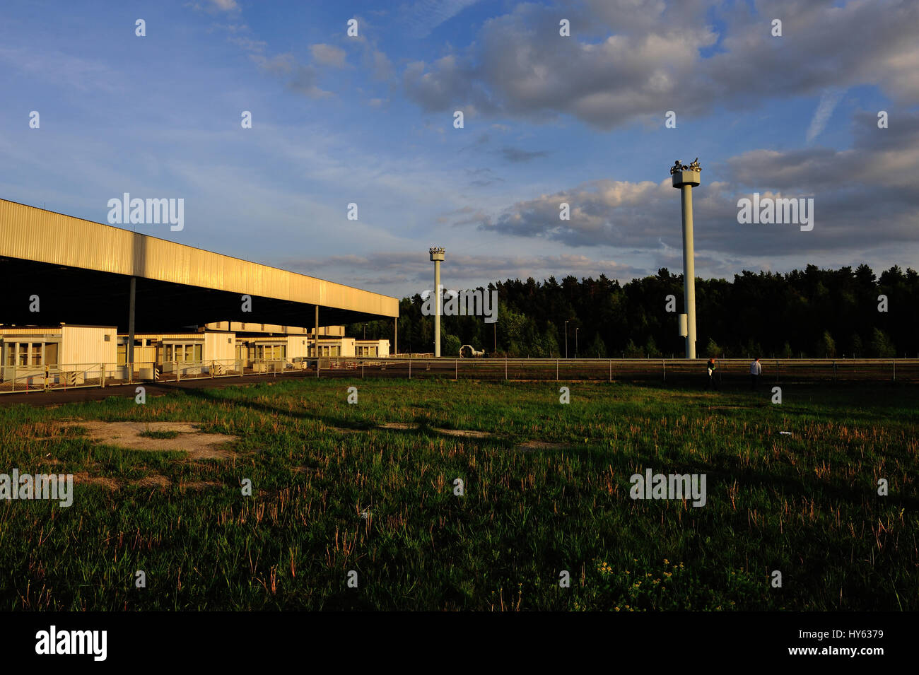 border, border checkpoint helmstedt-marienborn, crossing, ddr ...