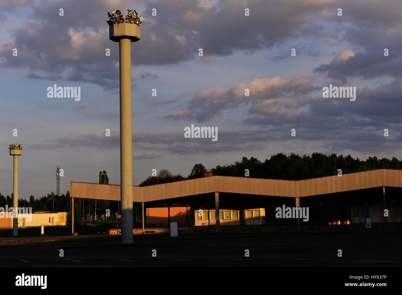 border, border checkpoint Helmstedt-Marienborn, crossing, ddr ...