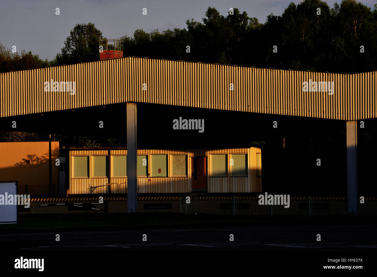 border, border checkpoint helmstedt-marienborn, crossing, ddr ...