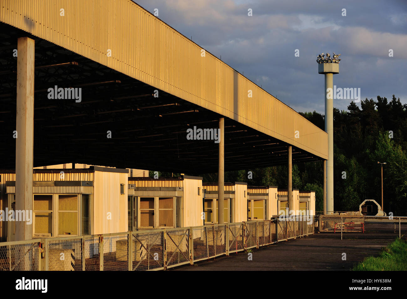 border, border checkpoint helmstedt-marienborn, crossing, ddr ...