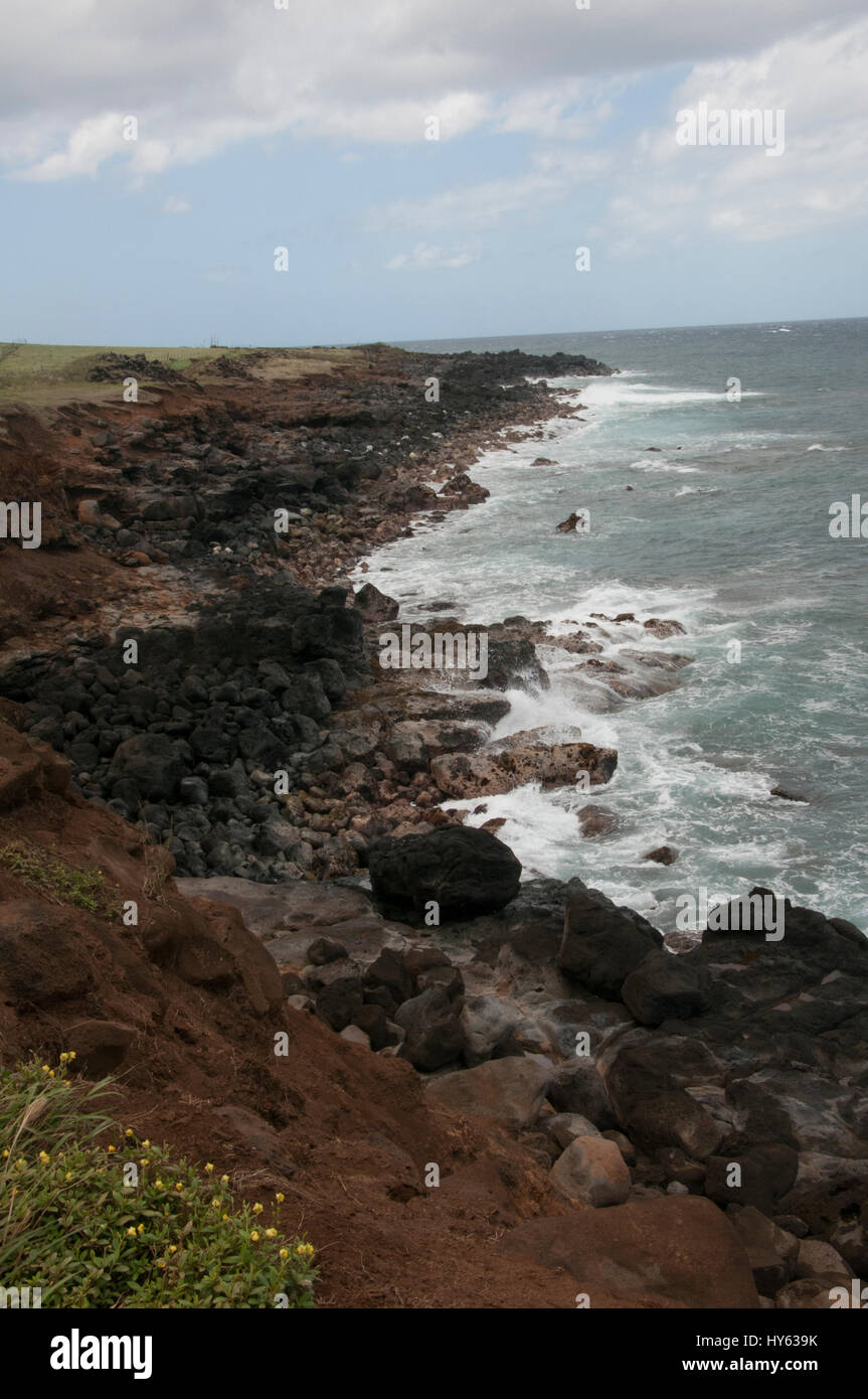 Lava rock beach sunset hi-res stock photography and images - Alamy