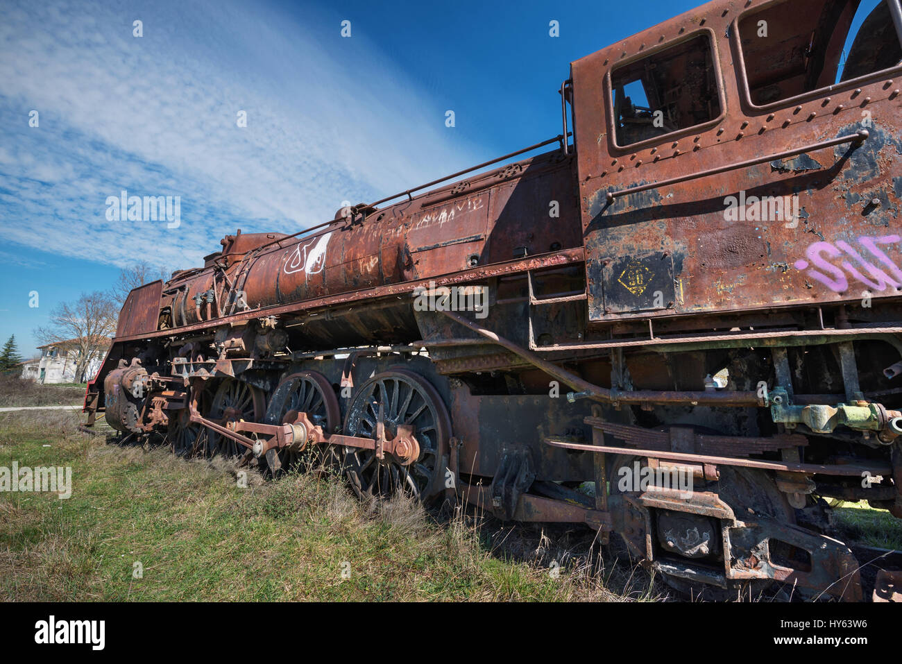 Historic old steam engine abandoned hi-res stock photography and images ...