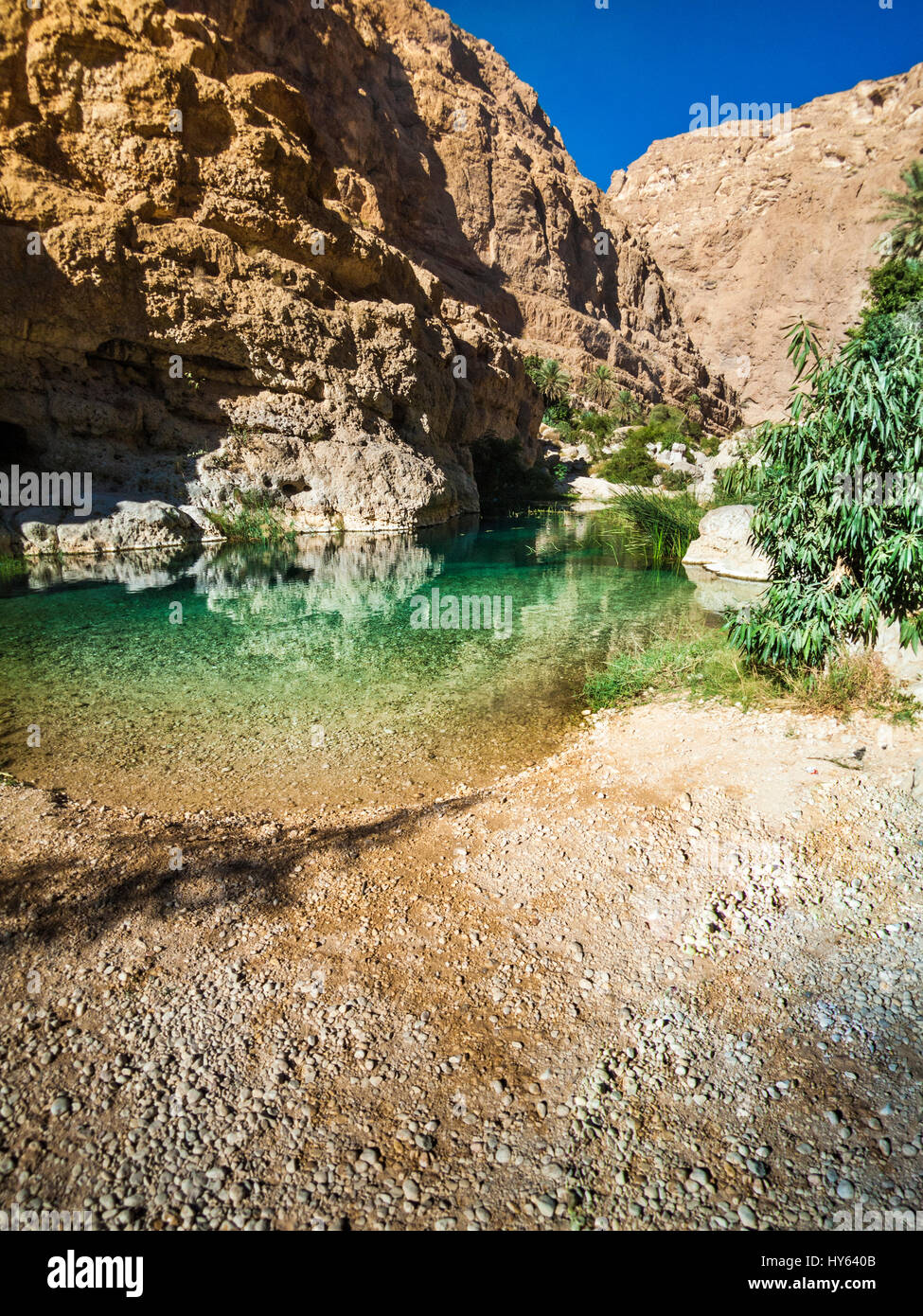 Wadi Shab, Oman Stock Photo - Alamy
