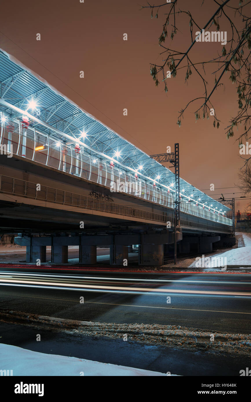 railroad bridge with platform Stock Photo - Alamy