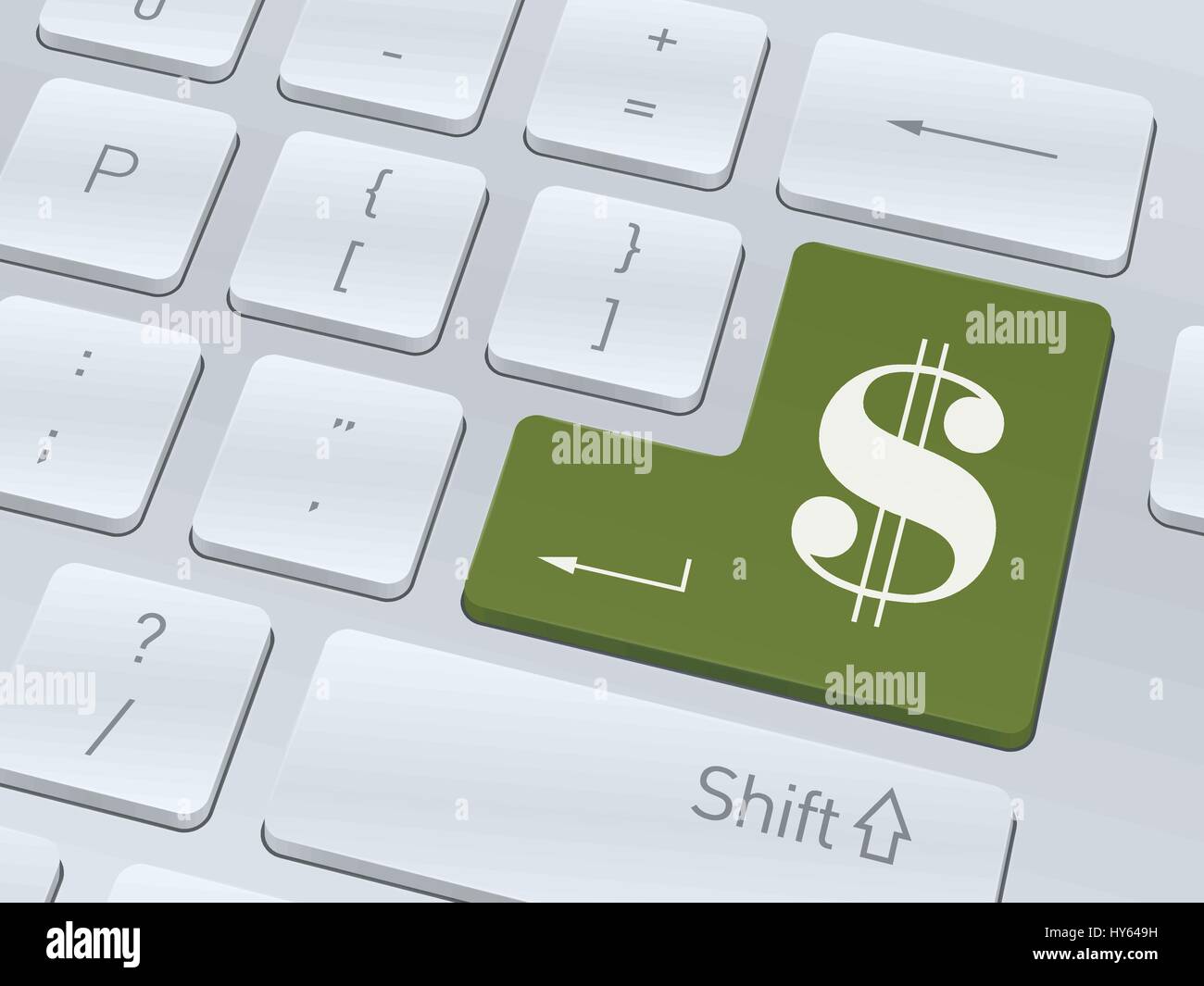 White keyboard vector vectors Stock Vector Images - Alamy