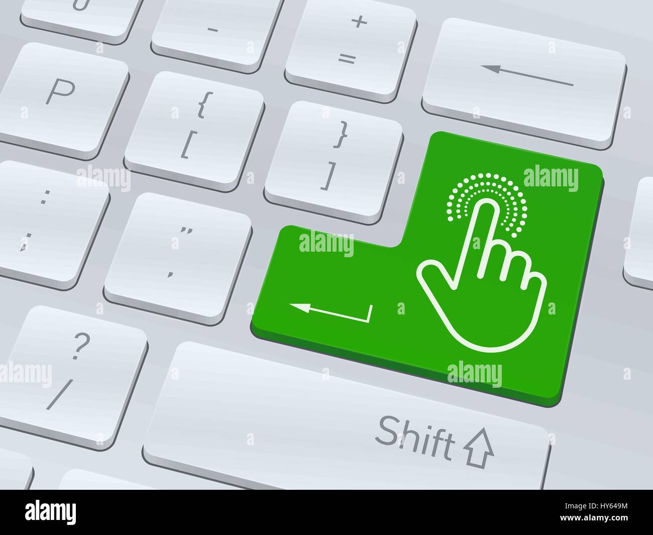 Close up on finger tapping Stock Vector Images - Alamy