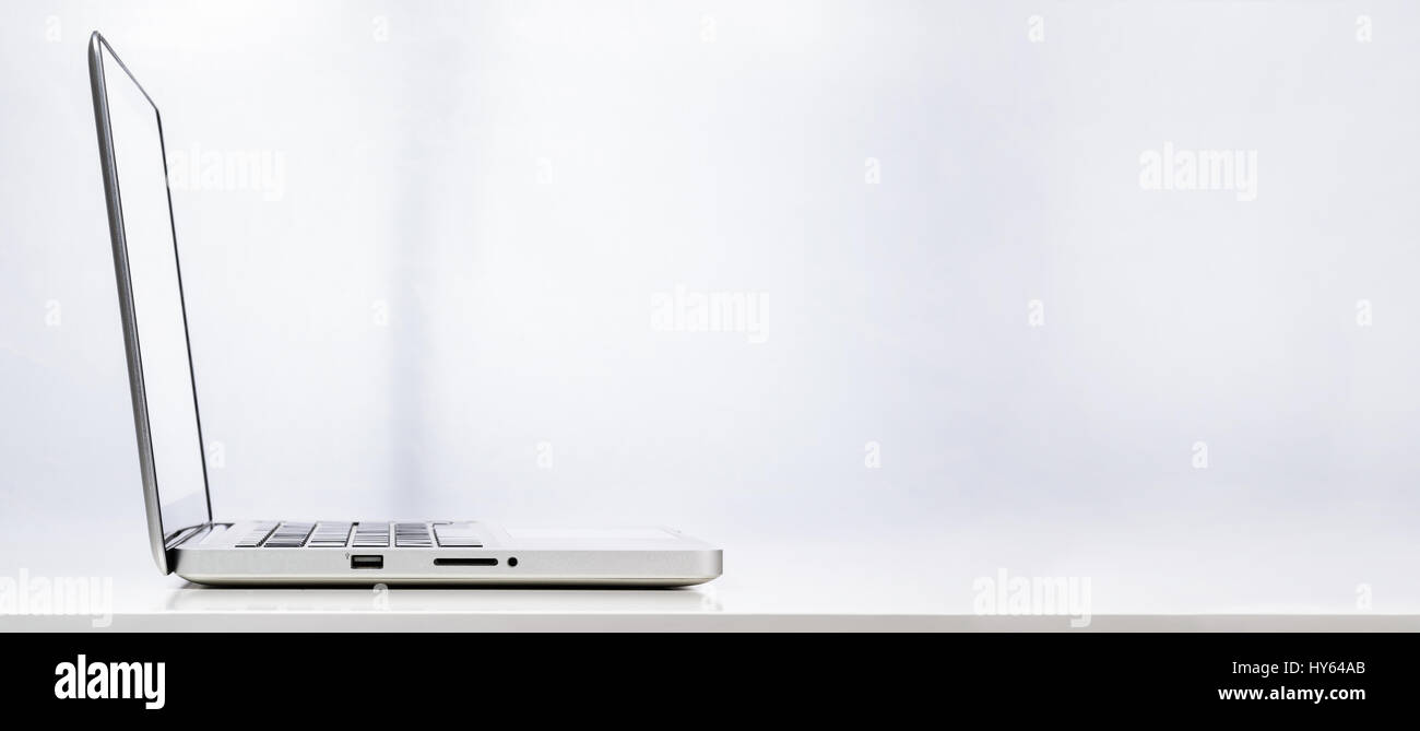 Modern laptop computer Stock Photo - Alamy