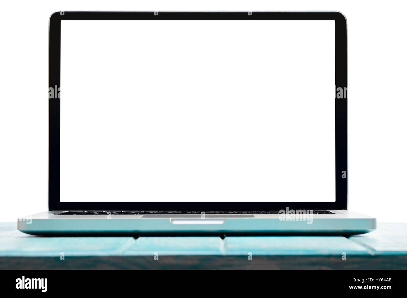 Modern laptop computer, top view Stock Photo - Alamy