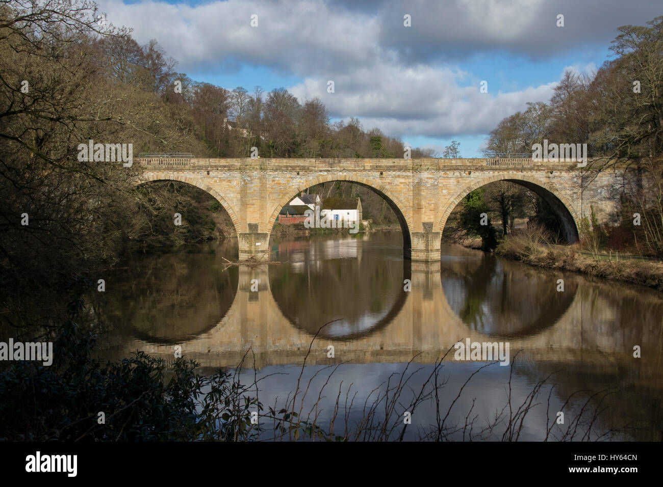 Prebends Bridge, Durham City UK Stock Photo - Alamy