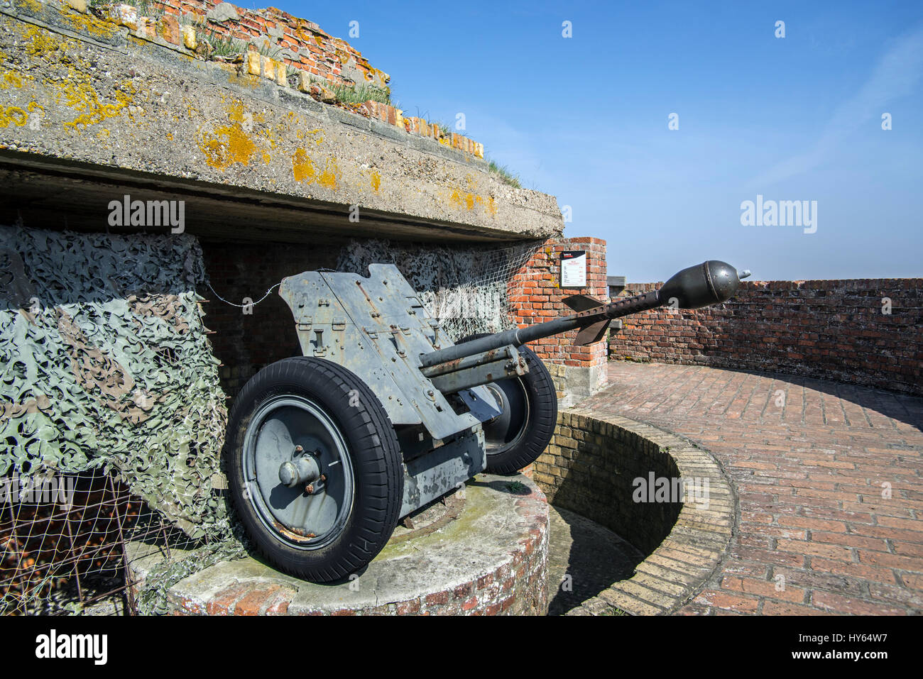 Pak 36 / Panzerabwehrkanone 36 with Stielgranate 41, German anti-tank ...