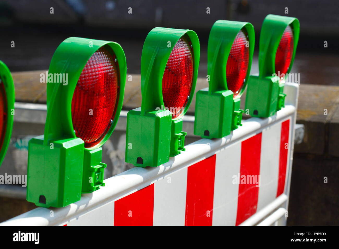 construction site lamps Stock Photo - Alamy