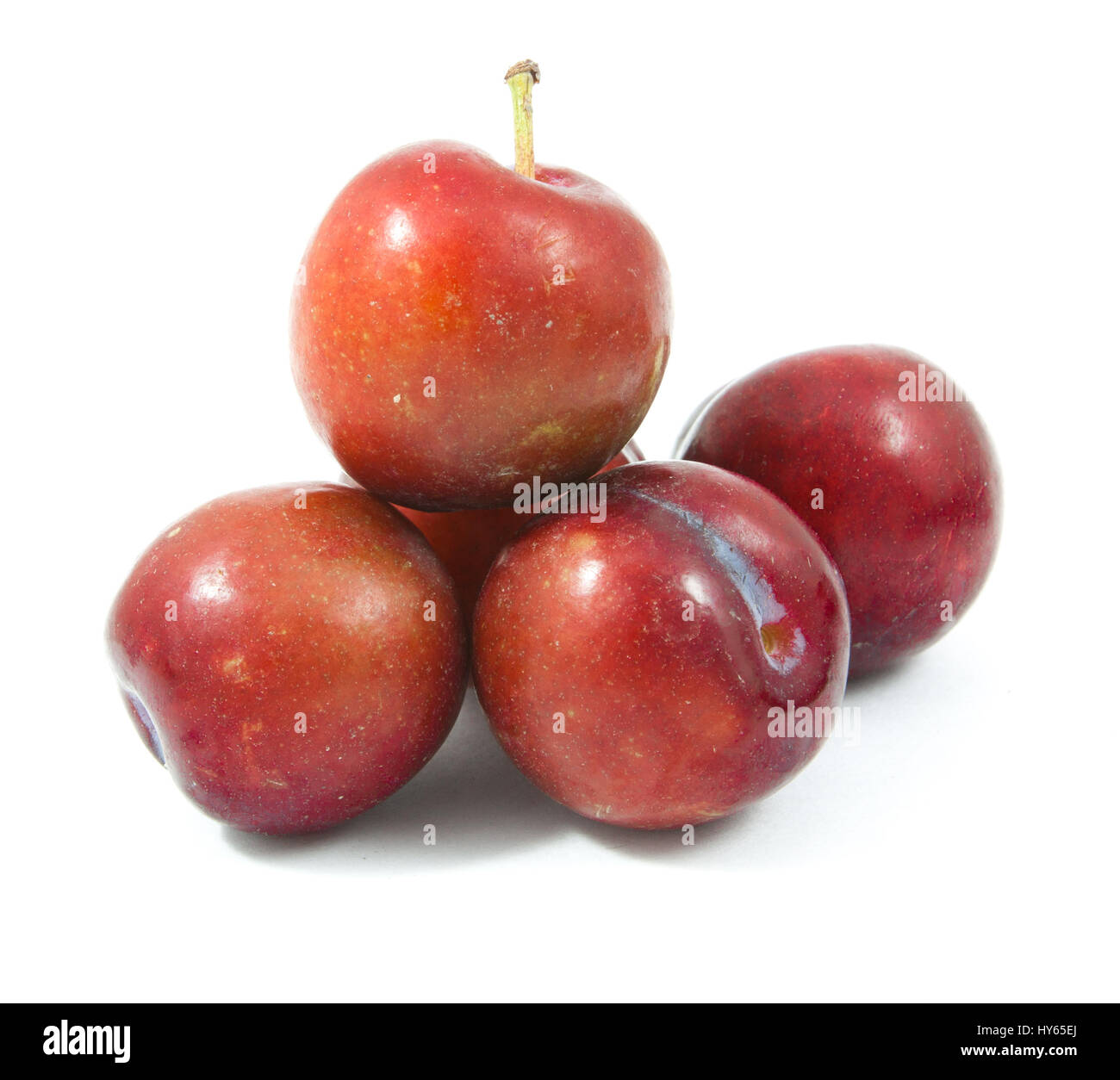 Cherry plums isolated hi-res stock photography and images - Alamy