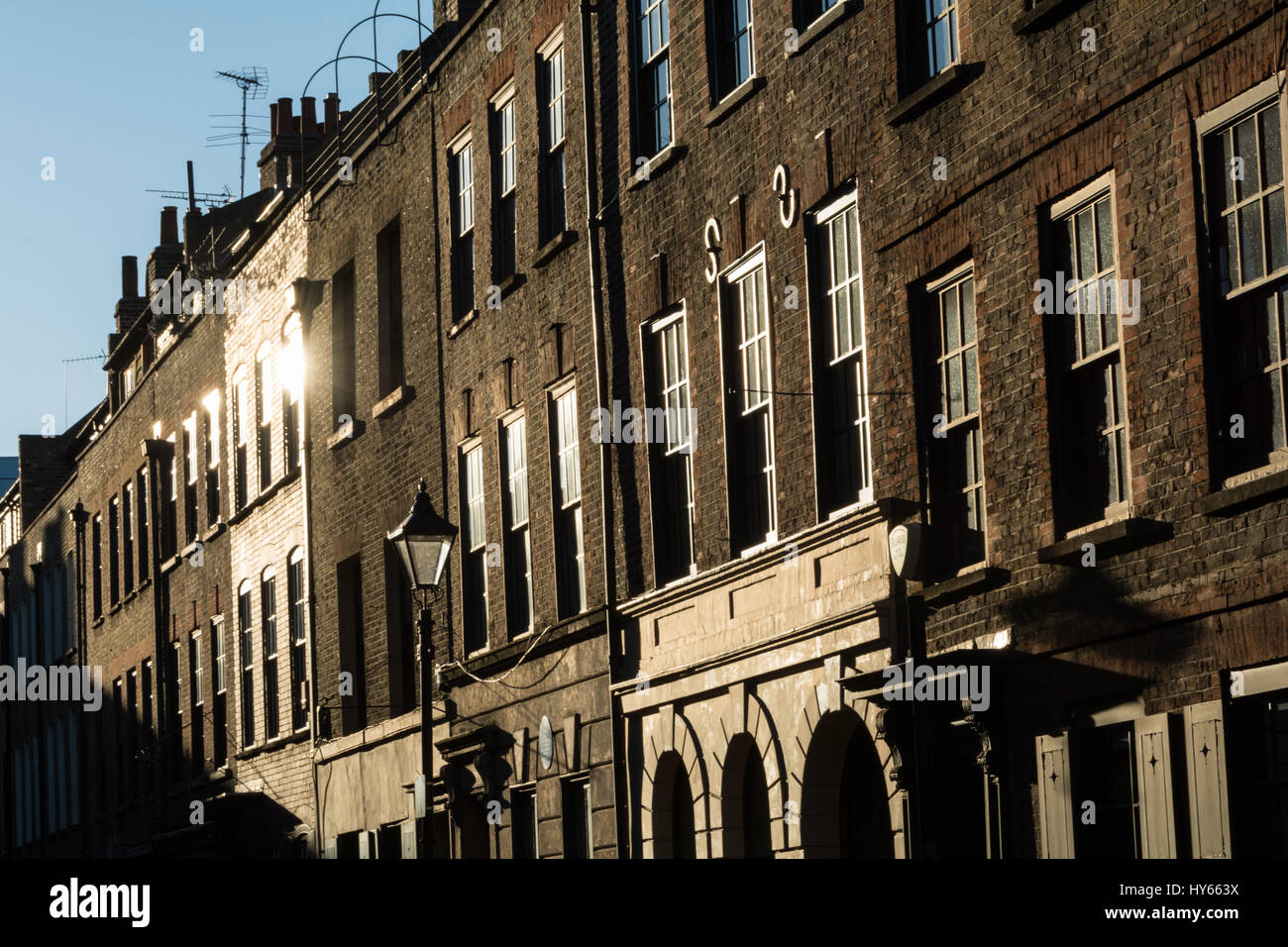Georgian houses spitalfields london High Resolution Stock Photography ...