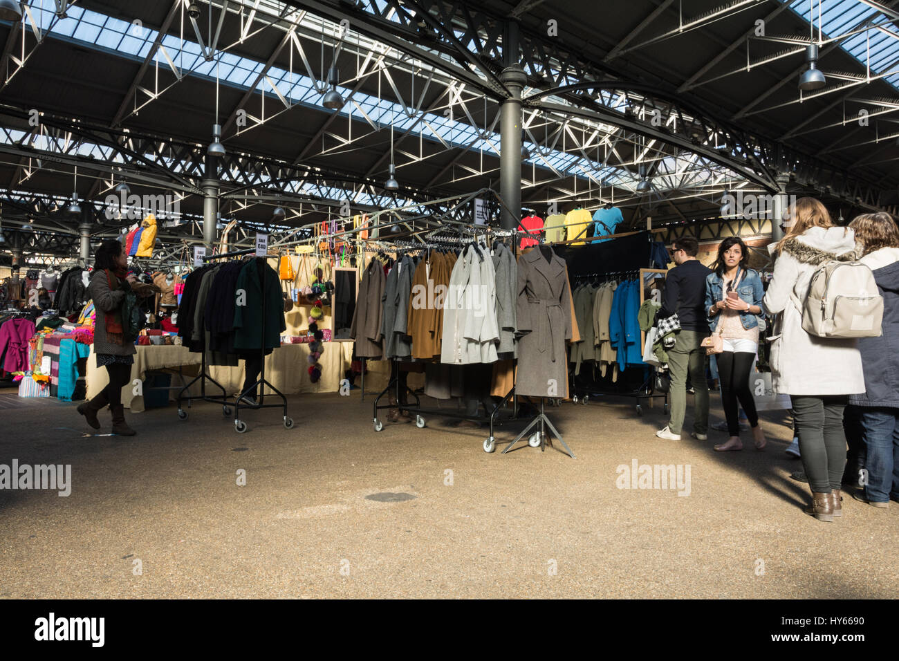 Spitalfields in the East End of London, England, UK Stock Photo - Alamy