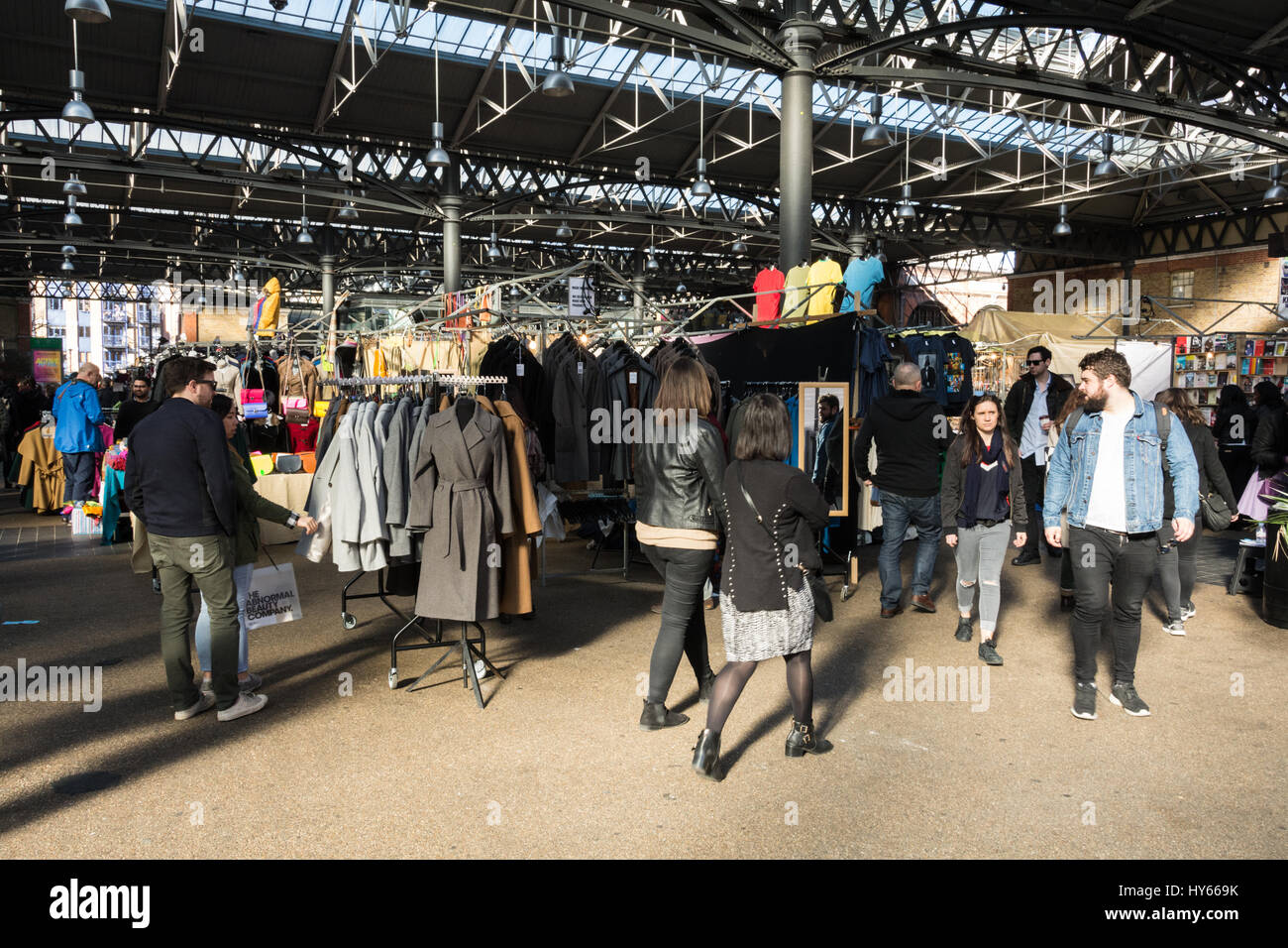 Spitalfields in the East End of London, England, UK Stock Photo - Alamy