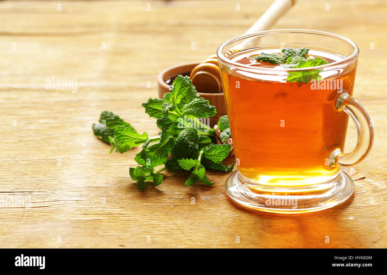 Mint flavored tea in hi-res stock photography and images - Alamy