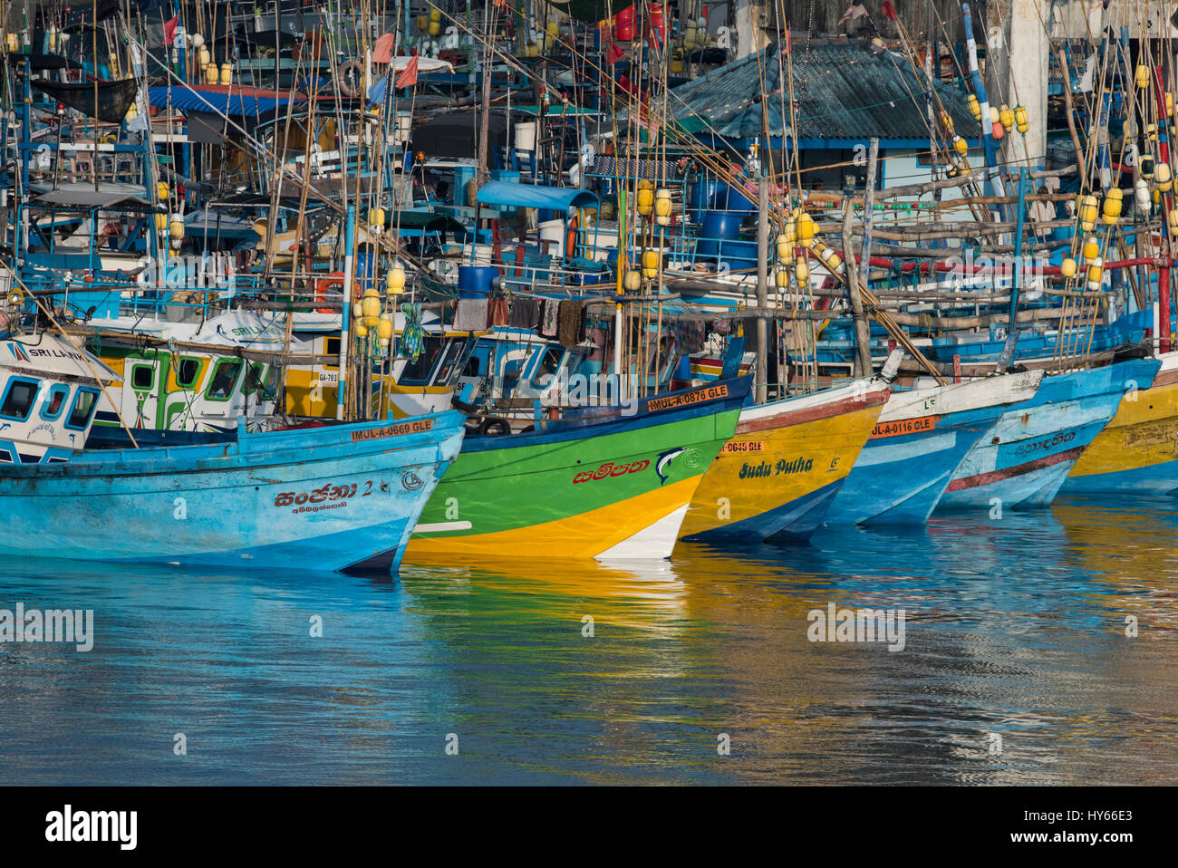 Sri Lanka, ancient port of city of Galle, once known as Gimhathiththa ...