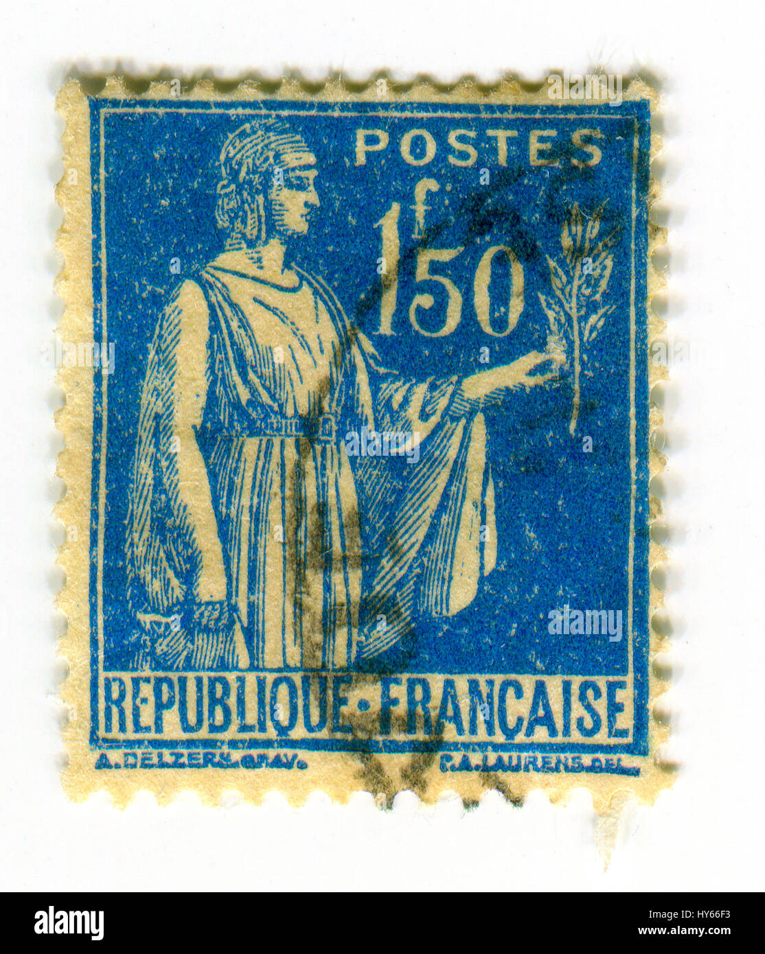 GOMEL, BELARUS, 2 APRIL 2017, Stamp printed in France shows image of ...