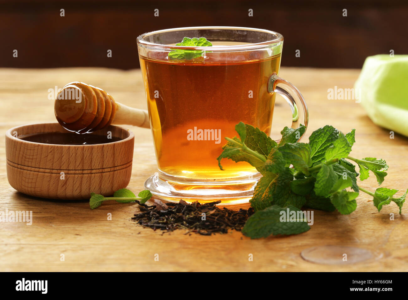Mint flavored tea in hi-res stock photography and images - Alamy
