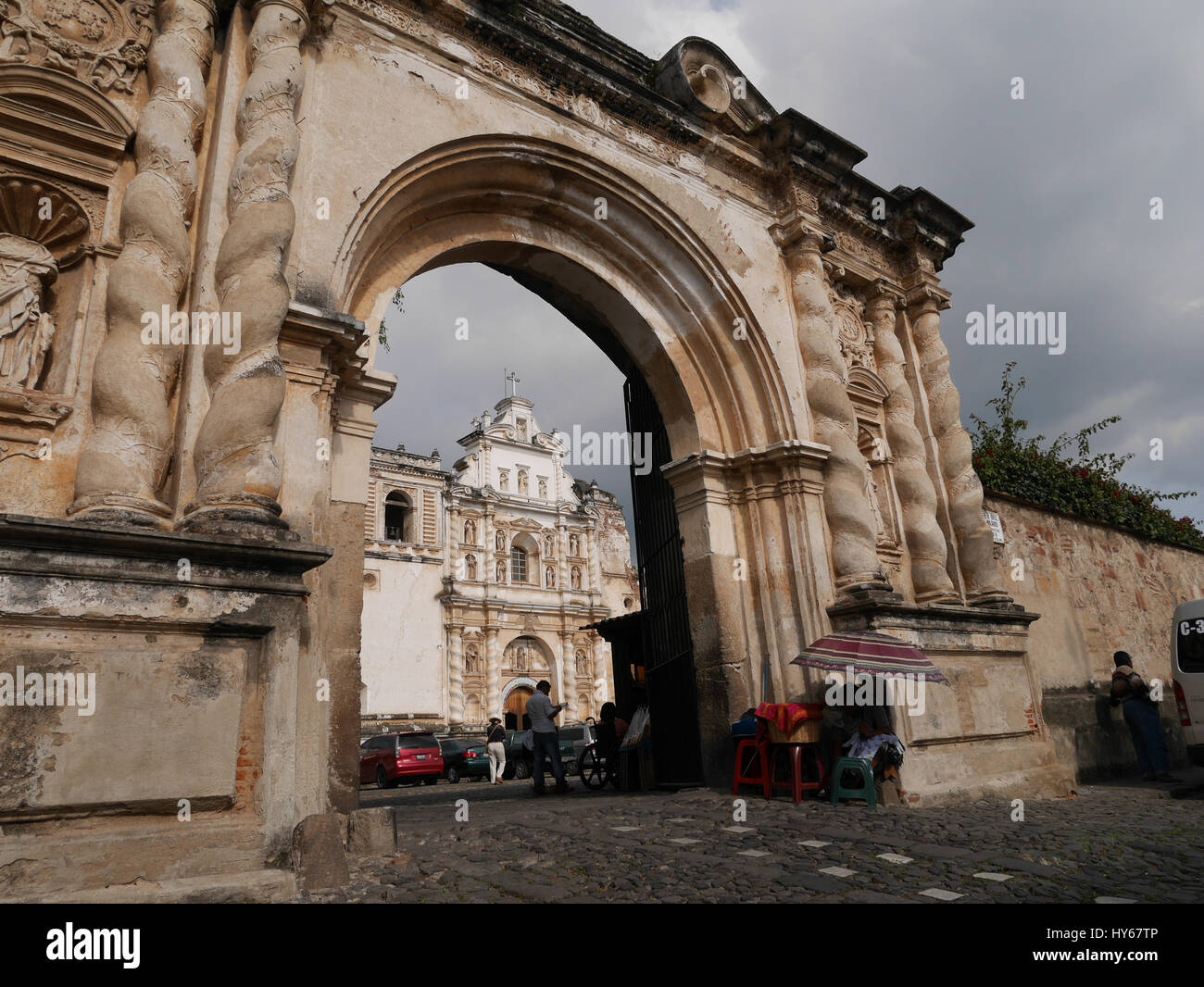 The entrance gate into the sacred precinct and an engraving from The ...