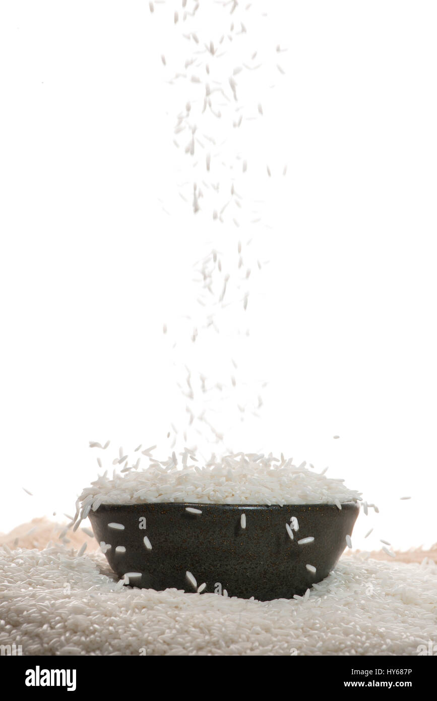 Rice falling down hi-res stock photography and images - Alamy