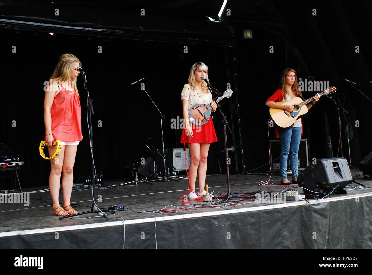 Three For A Girl, British pop harmony group, perform at the ...