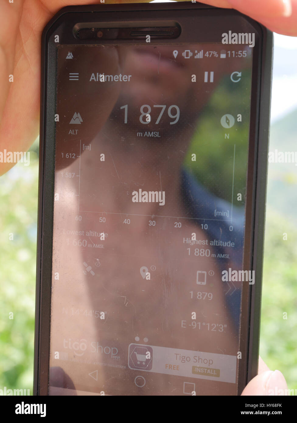Measuring volcano hi-res stock photography and images - Alamy