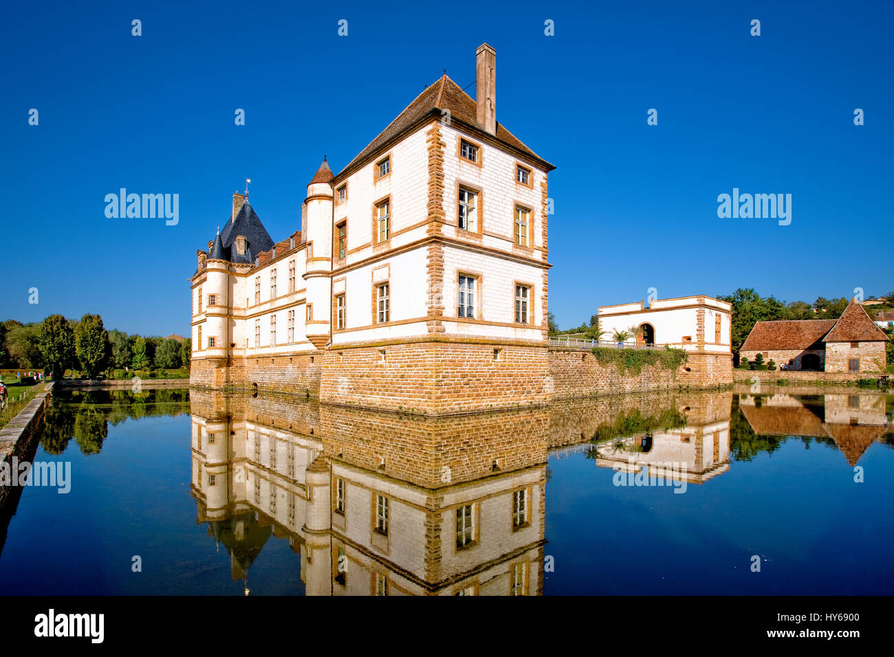 The castle of Cormatin Stock Photo - Alamy