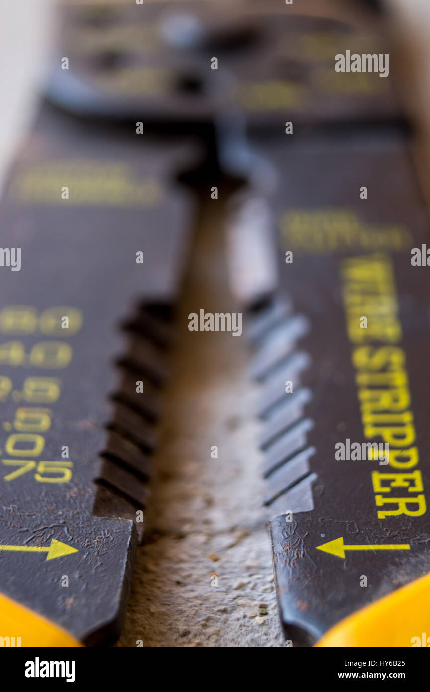 Electrician tool wire stripper hi-res stock photography and images - Alamy
