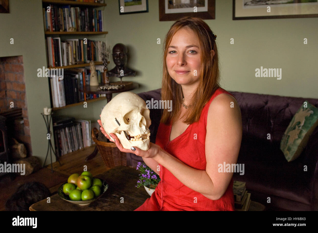 Professor Alice Roberts at her home Stock Photo - Alamy