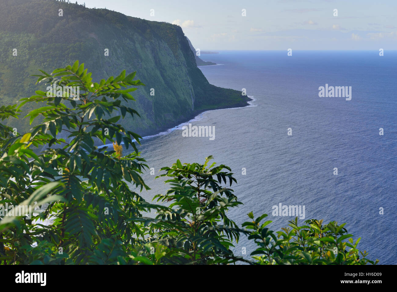Waipio Valley Lookout in the Big Island of Hawaii USA Stock Photo - Alamy