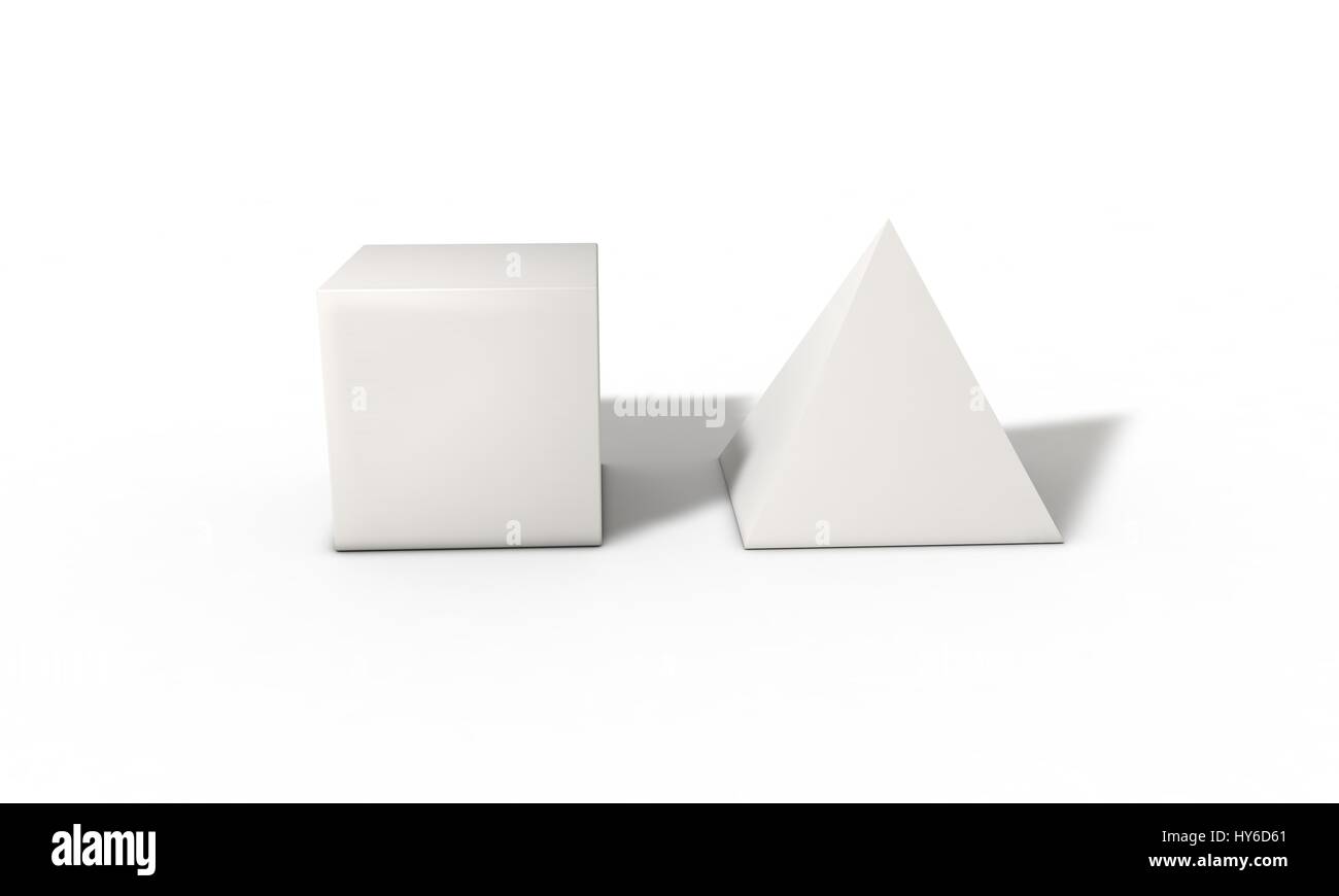 Cone sphere cube pyramid hi-res stock photography and images - Alamy