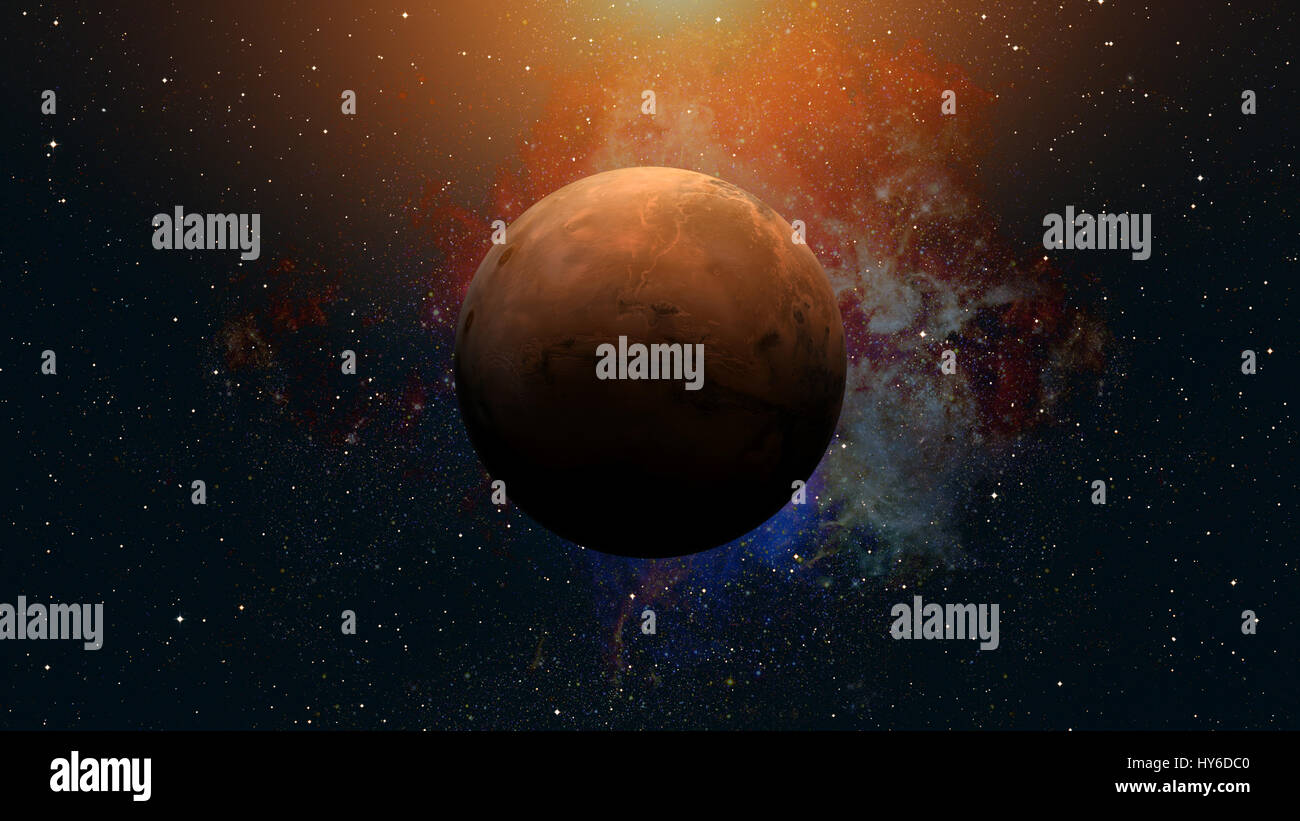 Solar System - Mars. It is the fourth planet from the Sun. Mars is a ...