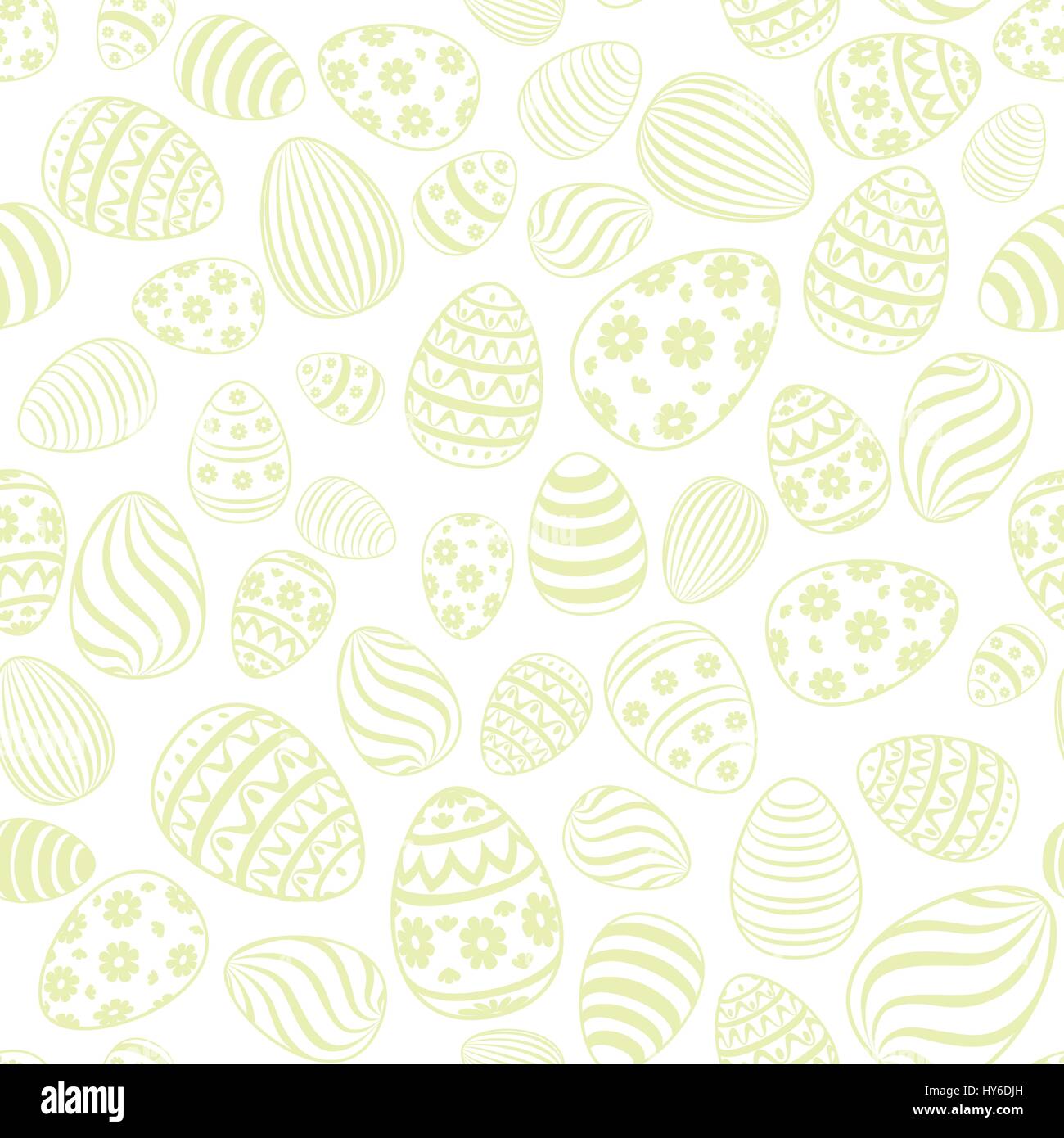 Easter egg seamless pattern. Spring holiday background for printing on fabric, paper for ...