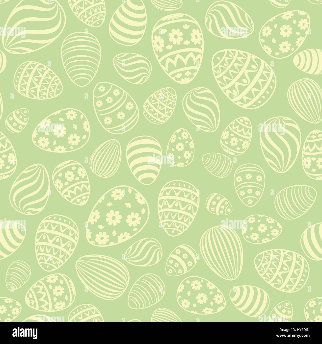 Easter egg seamless pattern. Spring holiday background for printing on fabric, paper for ...